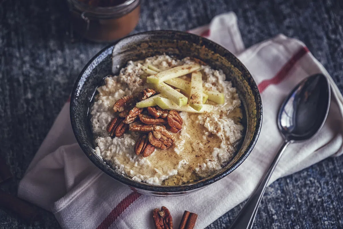 Eiwitknaller recept: speculaas-porridge met extra veel eiwit
