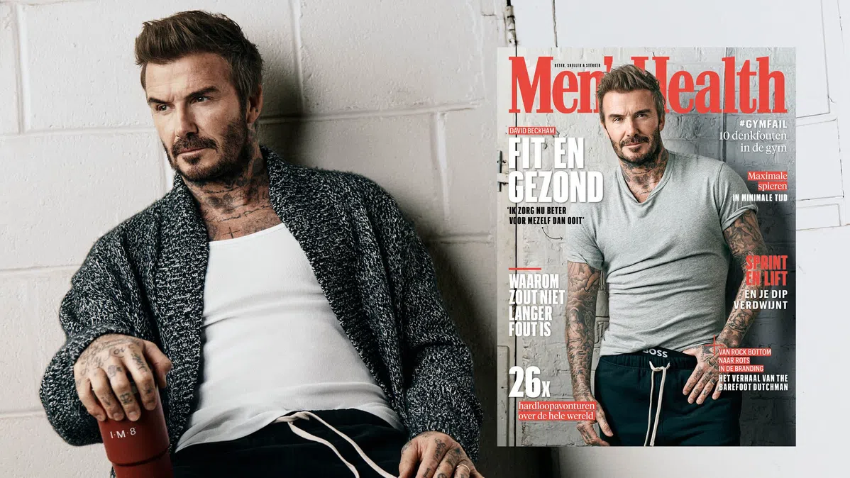 Nieuw! Men's Health's eerste wereldwijde cover-ster David Beckham